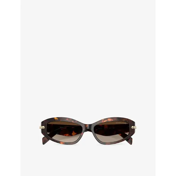 Michael Kors Wilmington Oval Sunglasses - Brown