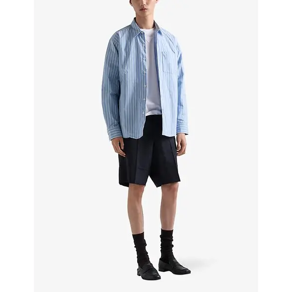 Prada Stripe Cotton Shirt