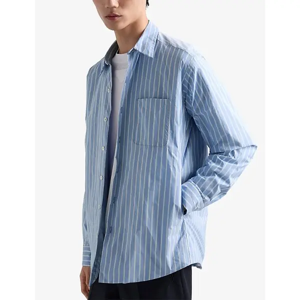 Prada Stripe Cotton Shirt