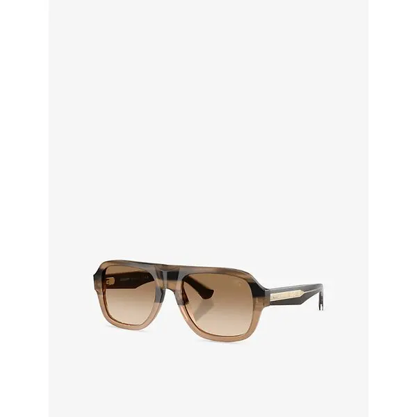 Burberry Aviator-frame Sunglasses - Cream