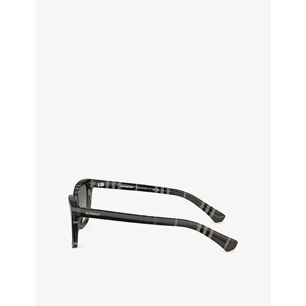 Burberry Be4468 Cat-eye Sunglasses - Grey