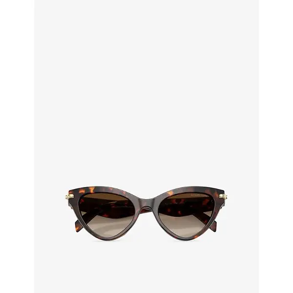 Michael Kors Acetate Cat Eye Sunglasses - Brown