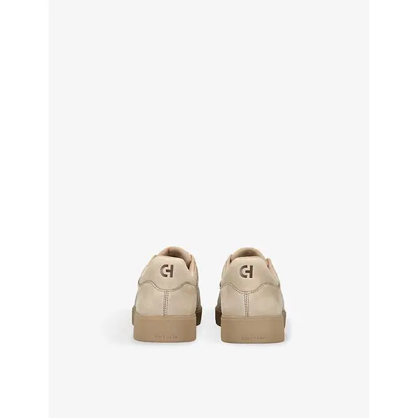Cole Haan Grandpro Luxe Slip-on Suede Trainers - Beige