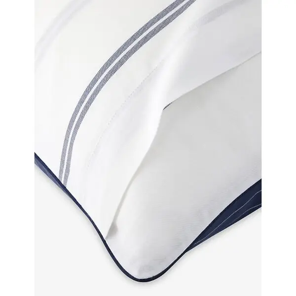 Ralph Lauren Kerrigan Cotton Pillowcase - Navy