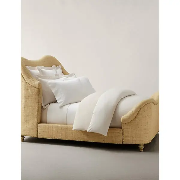 Ralph Lauren Polo Player Set Of Two Cotton Pillowcases - Linen