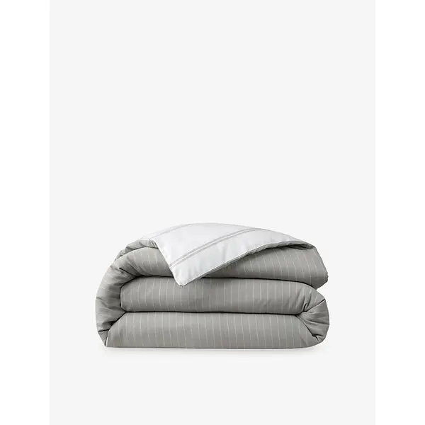 Ralph Lauren Kerrigan Striped Cotton Duvet Cover - Andover