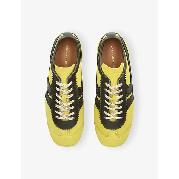 Dries Van Noten Dustin Leather Trainers
