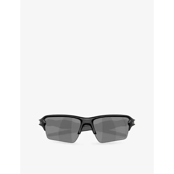Oakley Flak 2.0 Xxl Rectangular-frame Sunglasses - Black