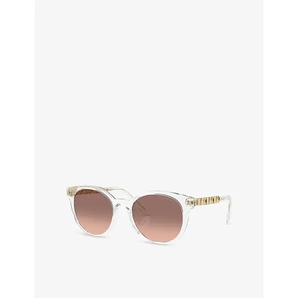 Michael Kors Pienza Round-frame Sunglasses - Clear