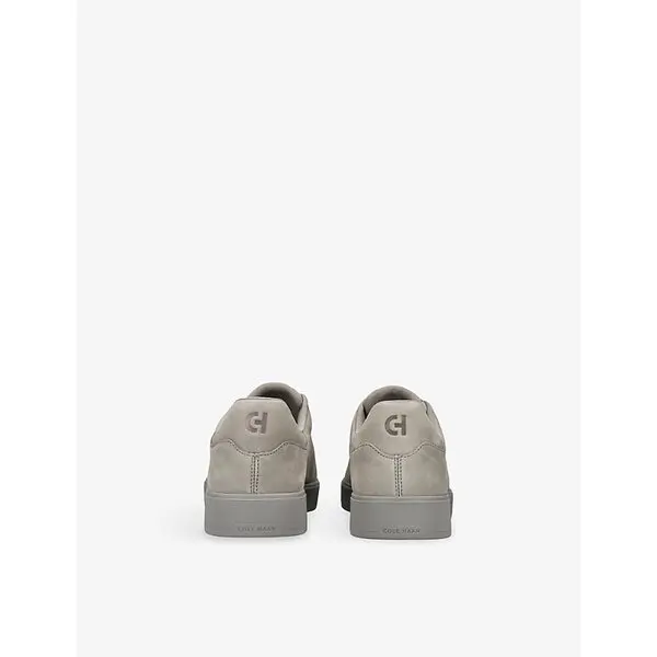 Cole Haan Grandpro Luxe Slip-on Suede Trainers - Grey/light
