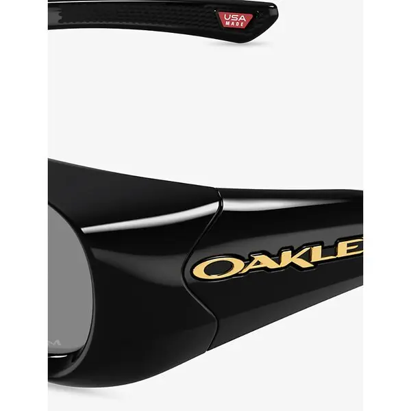 Oakley Permian Rectangle-frame Sunglasses - Black