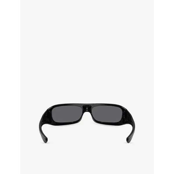 Oakley Permian Rectangle-frame Sunglasses - Black