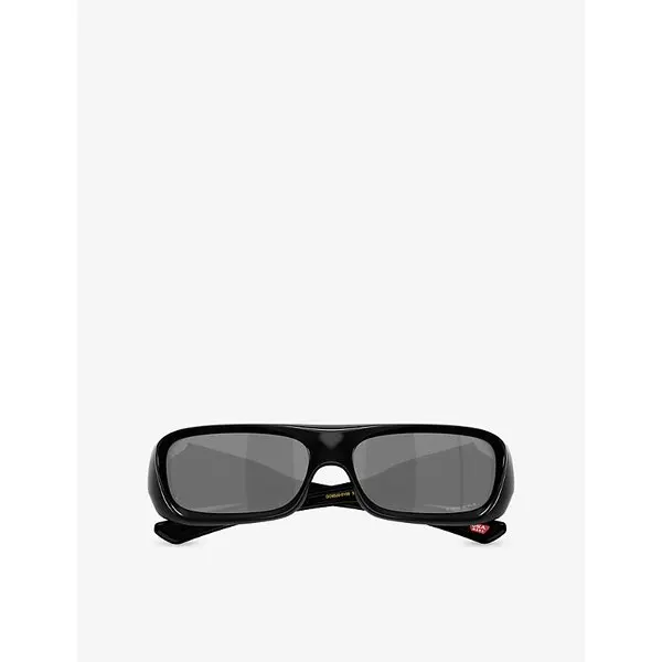 Oakley Permian Rectangle-frame Sunglasses - Black