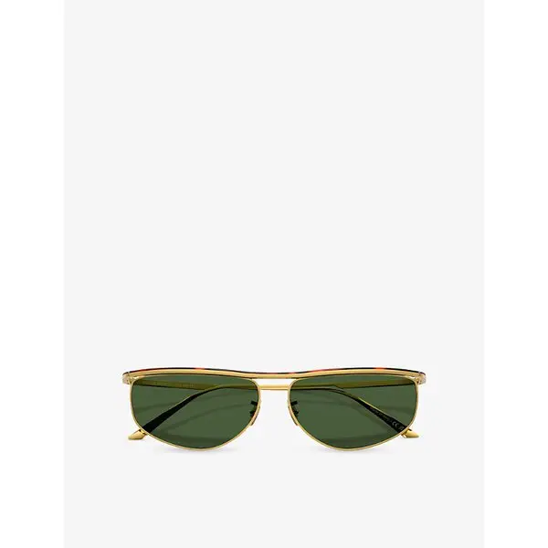 Oliver Spencer Ov1367s Oval Sunglasses - Gold