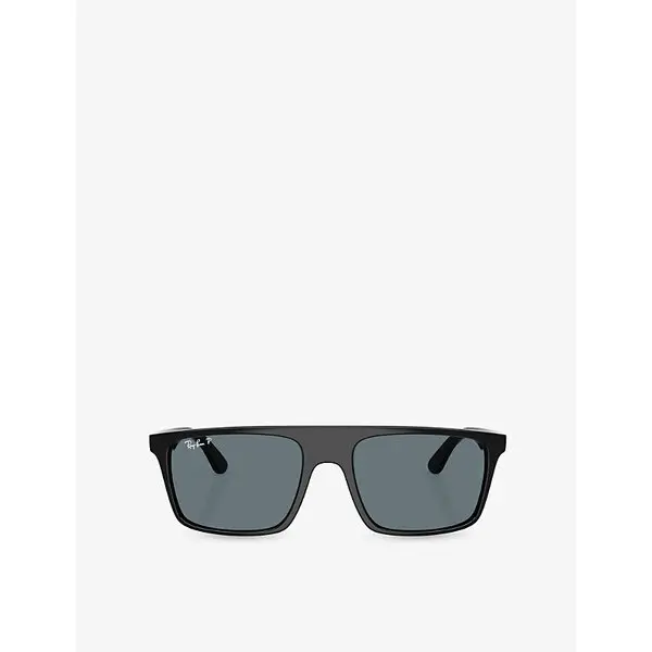 Ray-ban Square-frame Acetate Sunglasses - Black