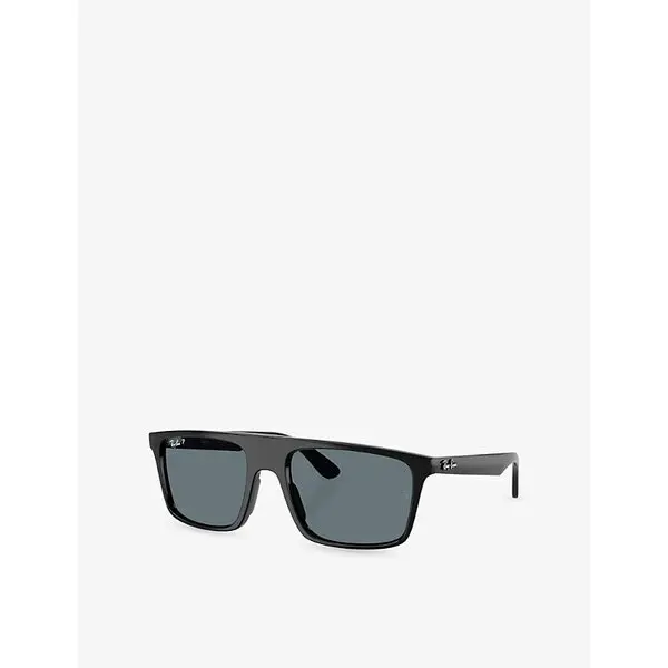 Ray-ban Square-frame Acetate Sunglasses - Black