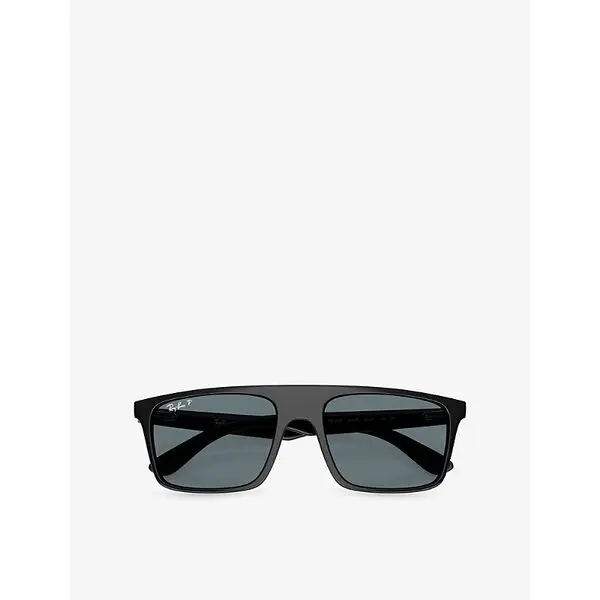 Ray-ban Square-frame Acetate Sunglasses - Black