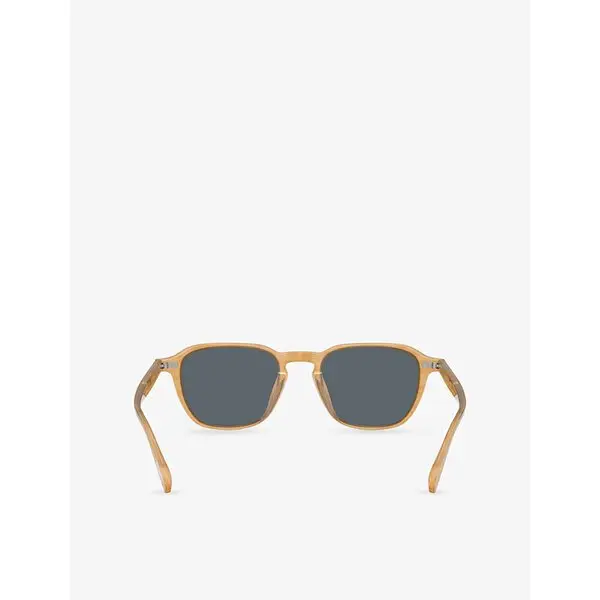 Oliver Spencer Emryn Square-frame Sunglasses - Yellow
