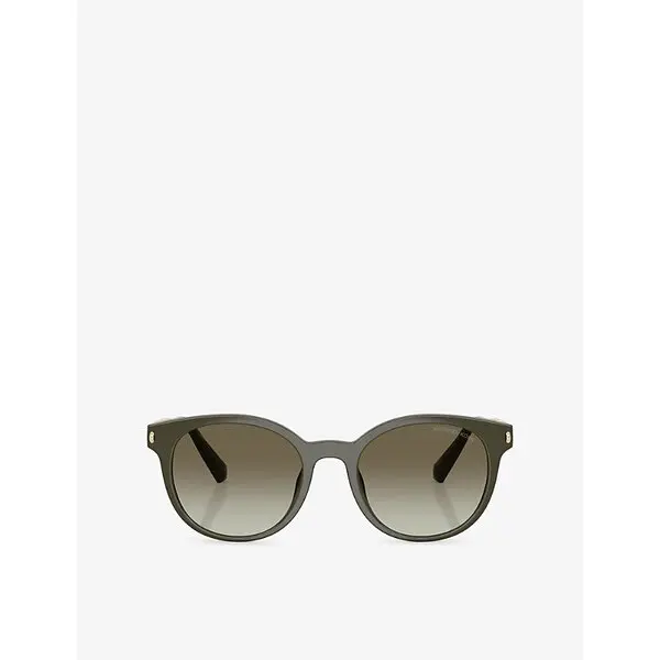 Michael Kors Round-frame Acetate Sunglasses - Green