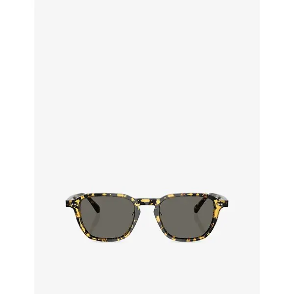 Oliver Spencer Emryn Square-frame Sunglasses - Brown