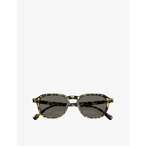 Oliver Spencer Emryn Square-frame Sunglasses - Brown