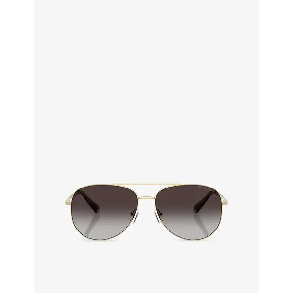 Michael Kors Mk1172 Perledo Pilot Sunglasses - Gold
