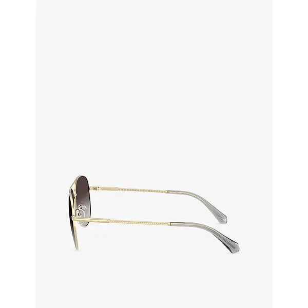 Michael Kors Mk1172 Perledo Pilot Sunglasses - Gold