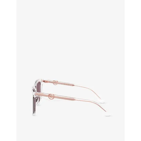 Michael Kors Menaggio Square-frame Sunglasses - Clear