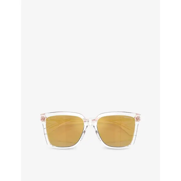 Michael Kors Menaggio Square-frame Sunglasses - Clear