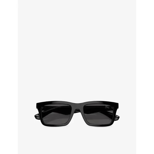 Burberry Rectangle Acetate Sunglasses - Black