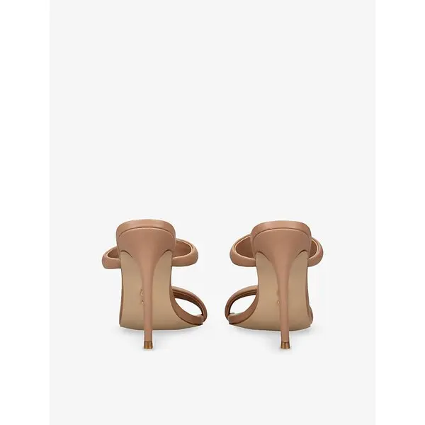 Steve Madden Saturn Heeled Faux-leather Sandals - Tan