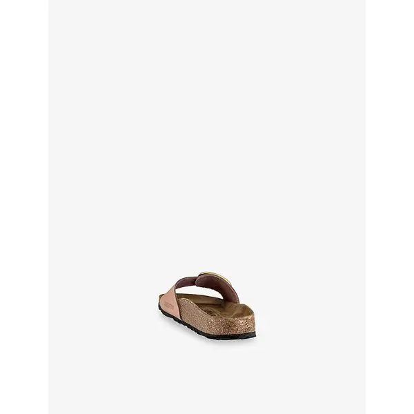 BIRKENSTOCK Madrid Big Buckle Nubuck-leather Sandals - Soft Pink
