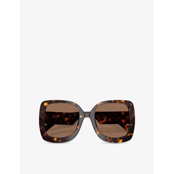 Dolce & Gabbana Dg4513 Square-frame Tortoiseshell Sunglasses - Brown