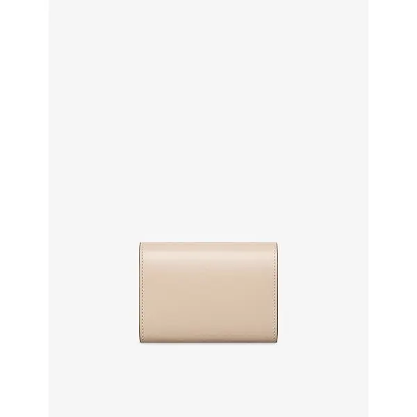 Cartier Panthère C De Mini Leather Wallet - Beige