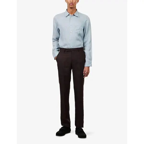 Paul Smith Slim-leg Linen Trousers