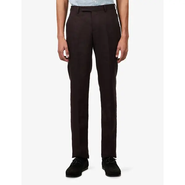 Paul Smith Slim-leg Linen Trousers