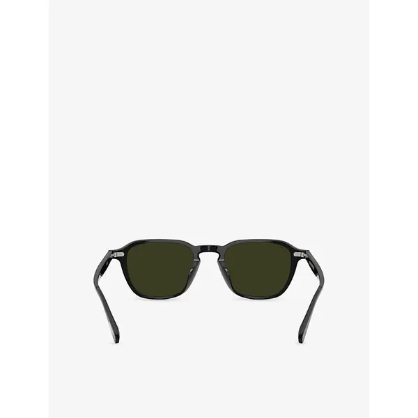 Oliver Spencer Emryn Square-frame Sunglasses - Black