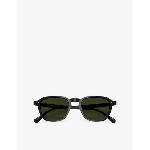 Oliver Spencer Emryn Square-frame Sunglasses - Black