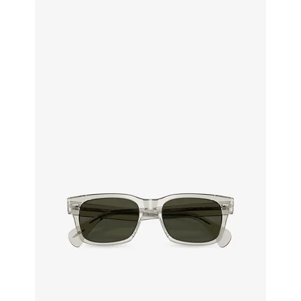 Oliver Spencer Square Frame Acetate Sunglasses - Grey