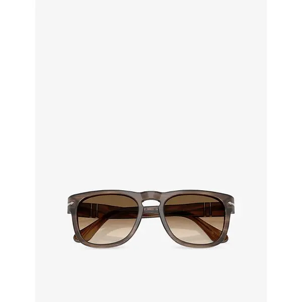 Persol Po3333s Elio Square-frame Sunglasses - Brown