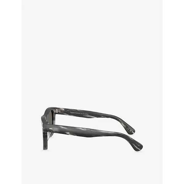 Oliver Spencer Square-frame Sunglasses - Grey