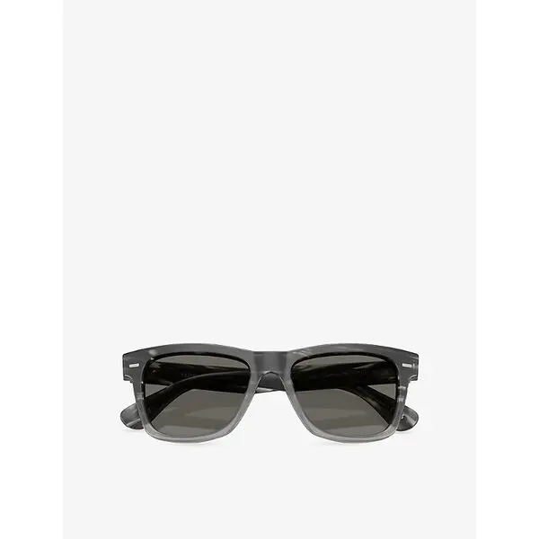 Oliver Spencer Square-frame Sunglasses - Grey