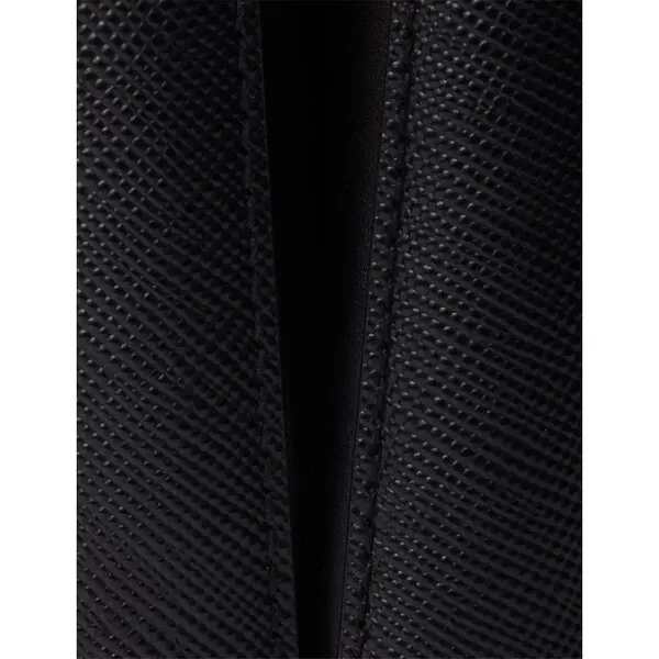 Prada Panier Saffiano Leather Mini Bag - Black