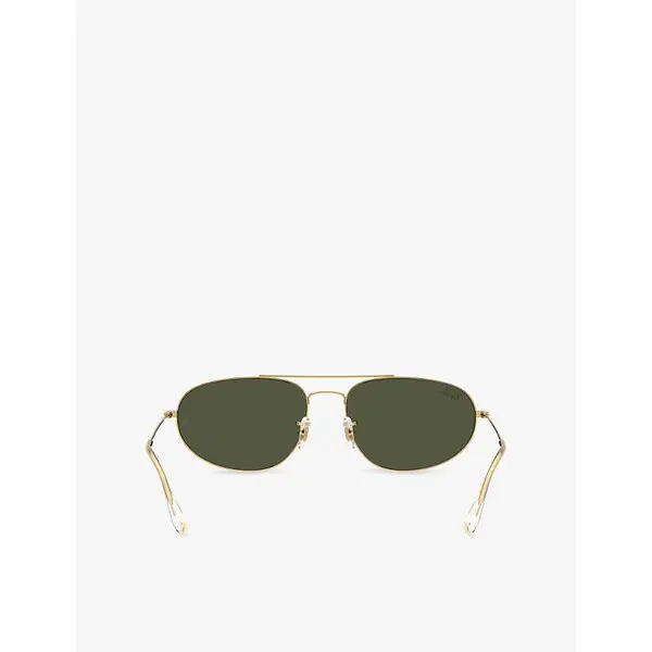 Ray-ban Explorer Iv Irregular Metal Sunglasses - Gold