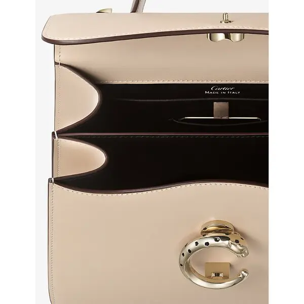 Cartier Panthère De Small Top-handle Bag - Beige