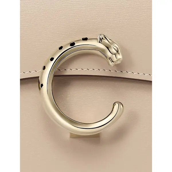 Cartier Panthère De Small Top-handle Bag - Beige