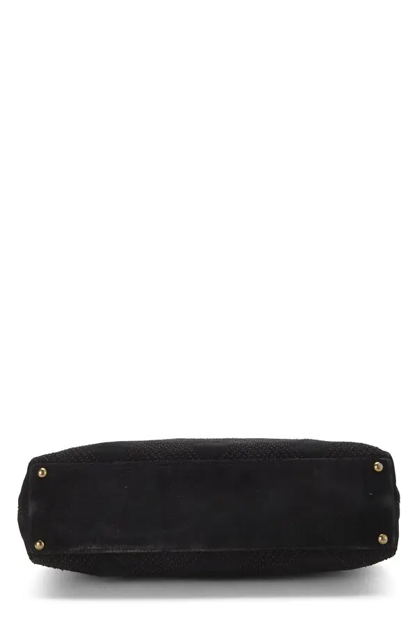 Chanel Wild Stitch Suede Shoulder Bag