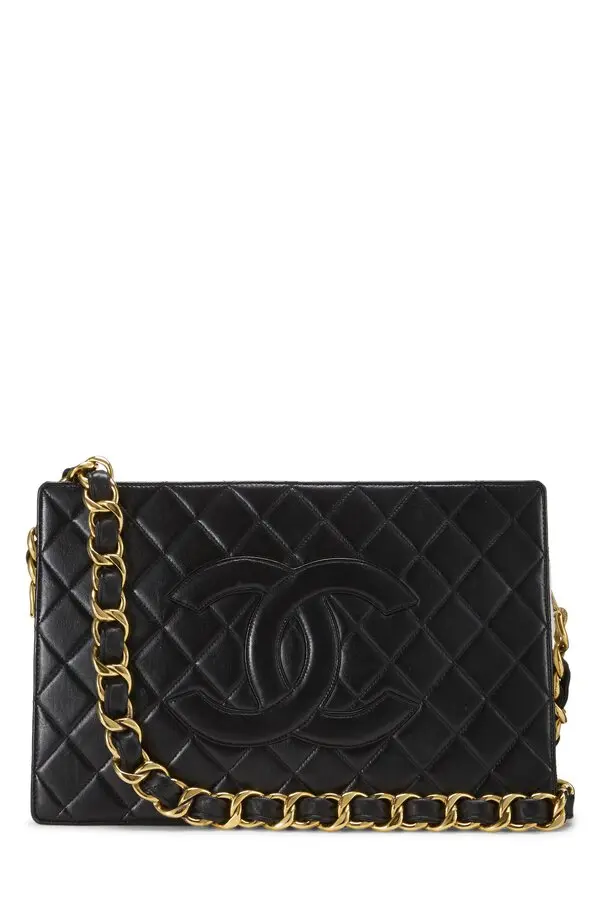 Chanel Lambskin Logo Camera Bag