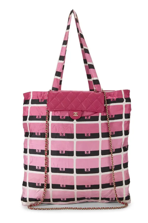 Chanel Foldable Tote - Pink