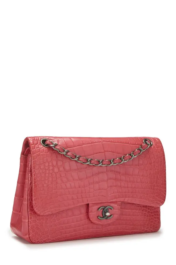 Chanel Alligator Classic Double Flap Bag